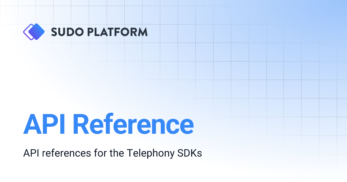 API Reference | Sudo Platform